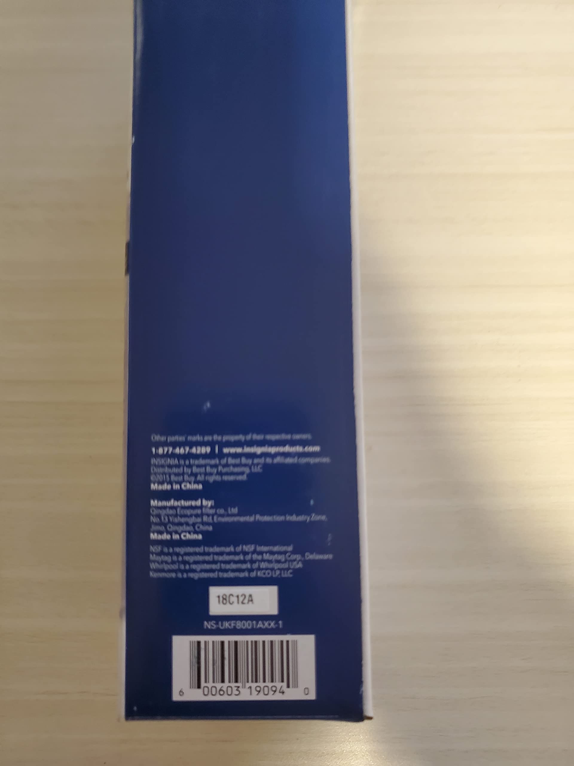 Insignia NSF Refrigerator Water Filter NS-UKF8001AXX