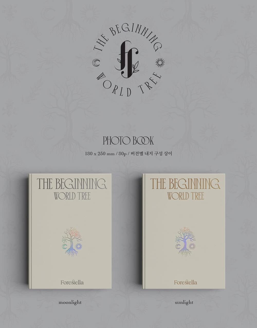 Kakao M FORESTELLA - The Beginning : World Tree CD (Moonlight ver.)