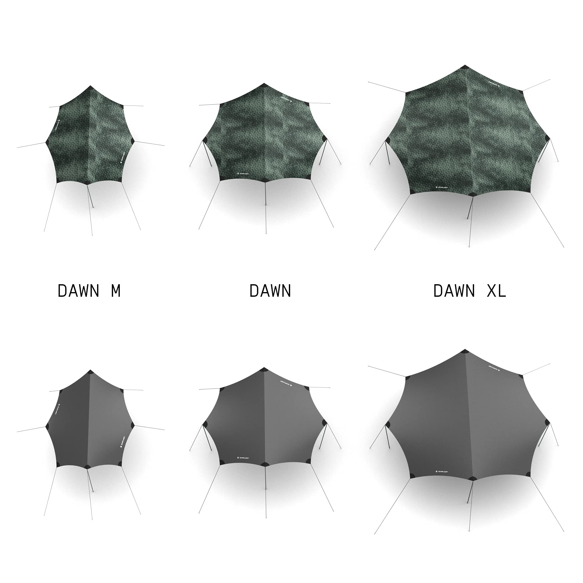 HEIMPLANET Original | Dawn Tarp XL | Waterproof Tent Tarp with 5000 mm Water Column | Supports 1% for The Planet (Cairo Camo)