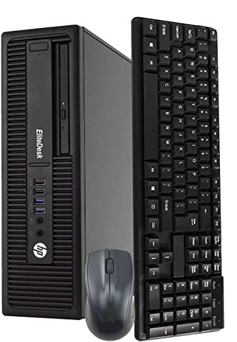 HP 800 G1 SFF Computer Desktop PC, Intel Core i7 3.4GHz Processor, 16GB Ram, 512GB M.2 SSD,Wireless Keyboard & Mouse, WiFi | Bluetooth, Microsoft Office 365, Windows 10 Professional (Renewed)