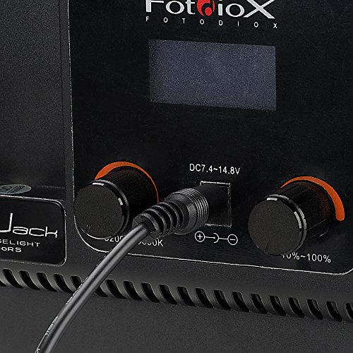 Fotodiox Power Adapter Cable - 4-Pin XLR Female to 2.1mm Barrel DC (17 inches)