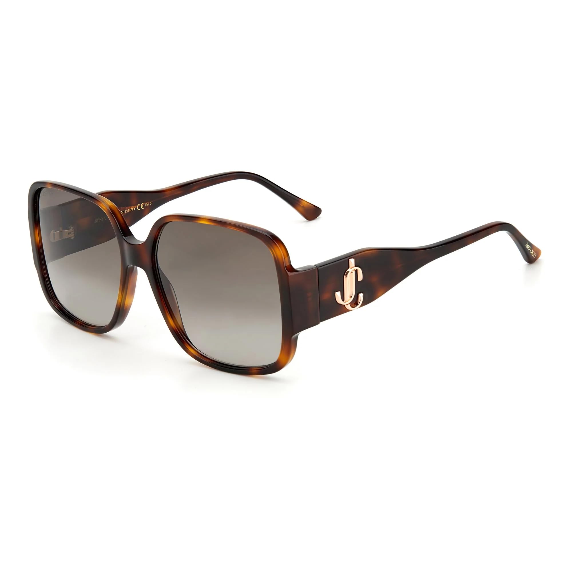 JIMMY CHOO Square Sunglasses Tara/S 086HA Havana 59mm