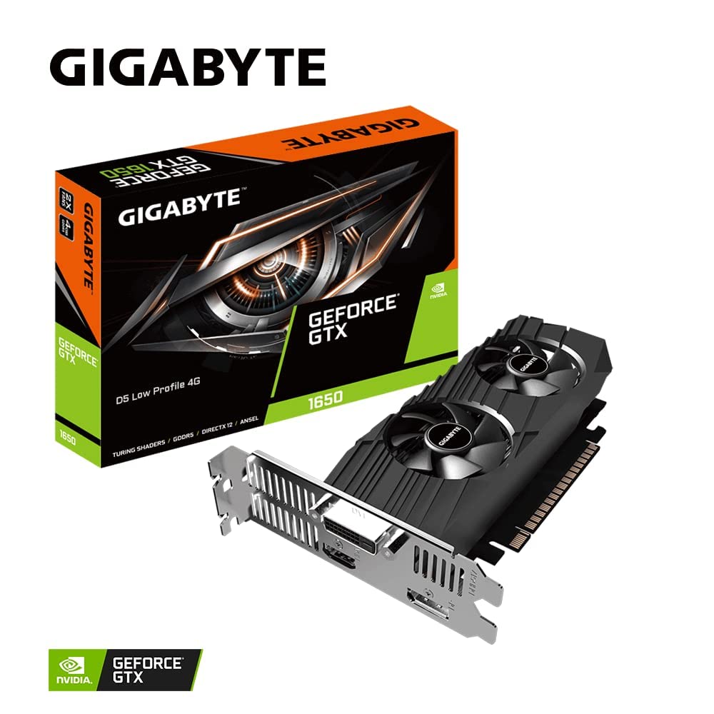 Gigabyte GeForce GTX 1650 OC Low Profile 4G NVIDIA 4 GB GDDR5 Graphics Card