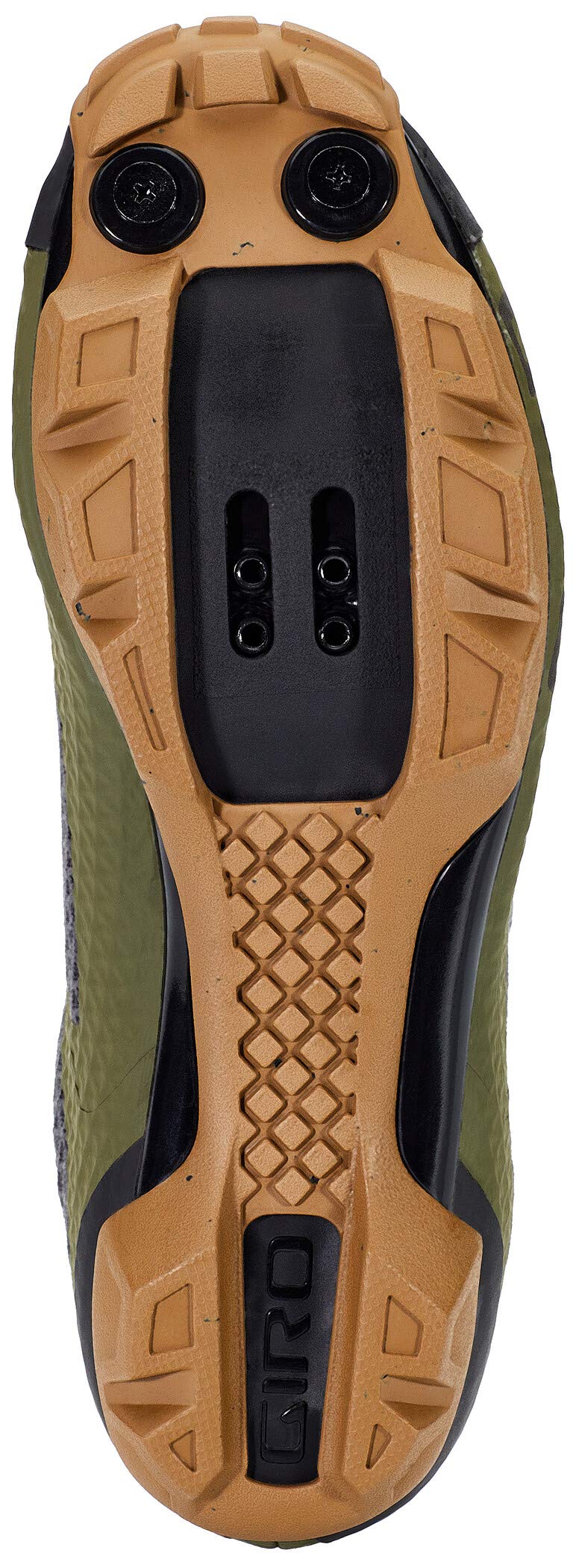 Giro Sector Men Clipless Mountain Bike Shoes - Olive/Gum (2021), 43.5