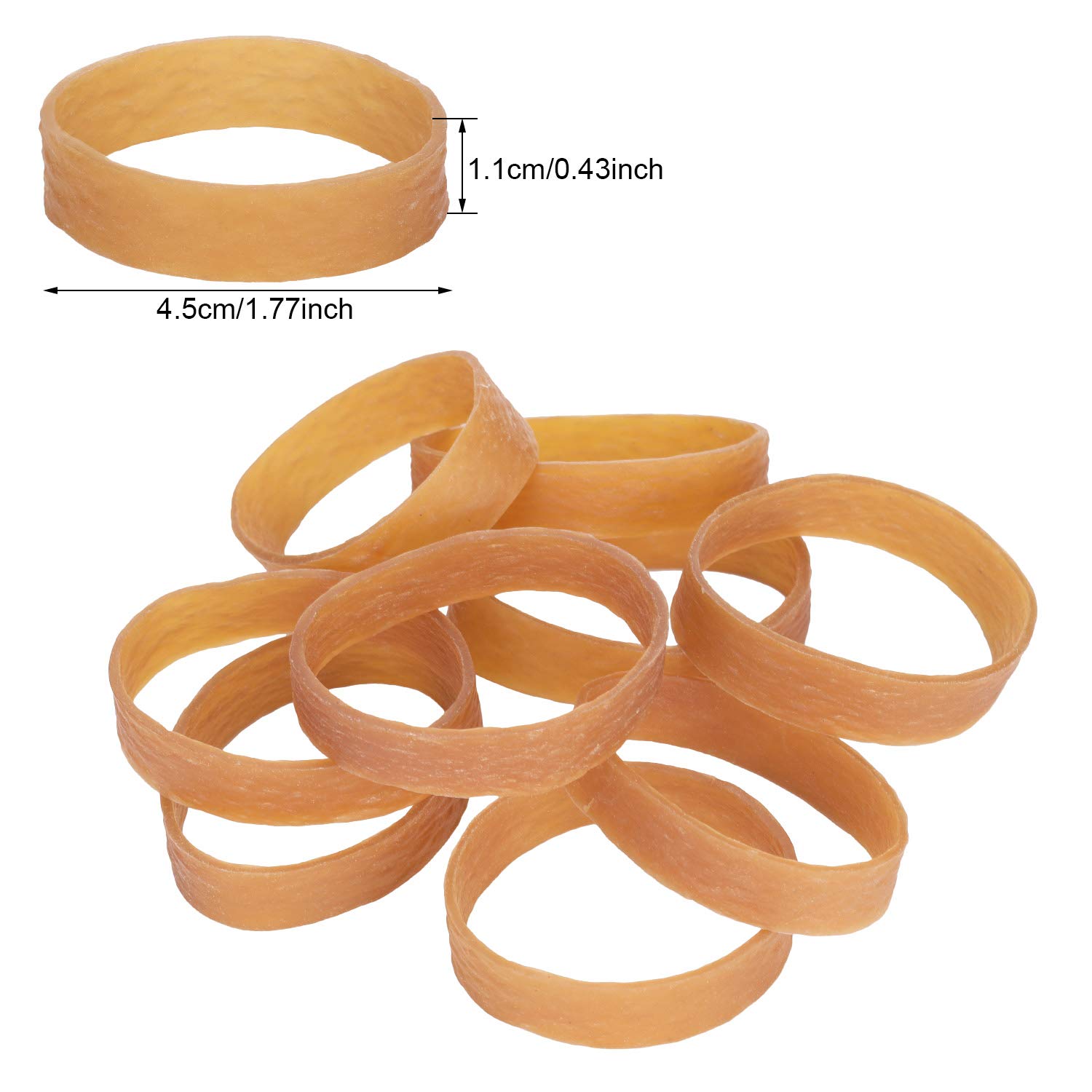 Gejoy 20 Pieces Ski Brake Retainers Rubber Brake Band Snowboard Retainers for Outdoor Sports