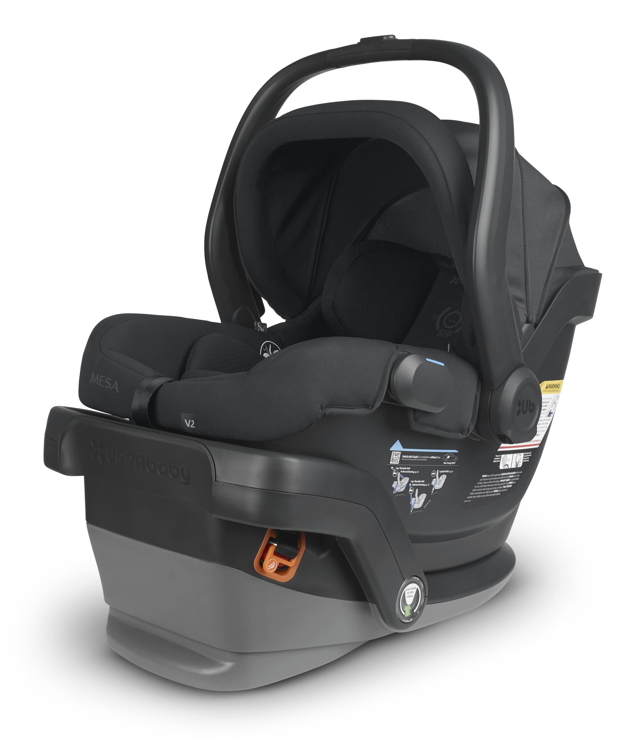 Vista V2 Stroller- Declan (Oat Melange/Silver/Chestnut Leather) + MESA V2 Infant Car Seat - Jake (Charcoal)