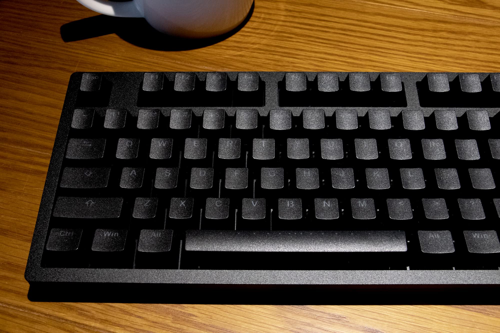 ikbc MF87 v3 RGB LED Backlit Mechanical Keyboard with Cherry MX Brown Switch for Windows and Mac, TKL Computer Keyboards with PBT Double Shot Keycaps, CNC Aluminum Black Color Case, ANSI/US