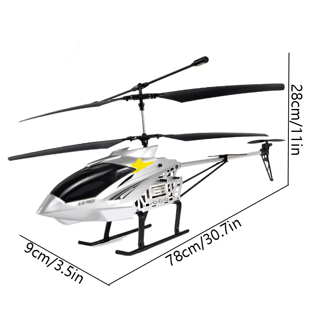 GUOQIQI 3.5 Channel RC Helicopter Smart Hover 2 Gears Acceleration RC Helicopter with Lights RC Helicopter Adult Children