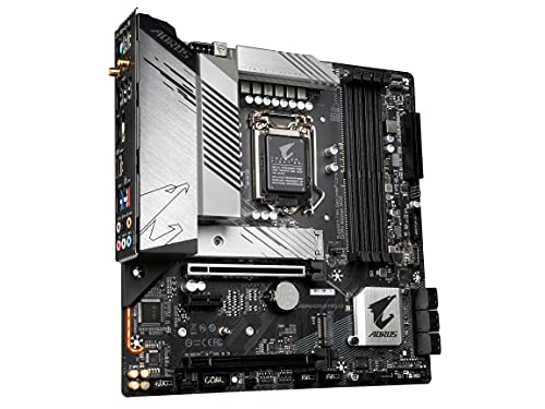 GIGABYTE B560M AORUS PRO AX (LGA 1200/ Intel/ B560/ Micro-ATX/Dual M.2/ PCIe 4.0/ USB 3.2 Gen2X2 Type-C/Intel WiFi 6/2.5GbE LAN/Motherboard)