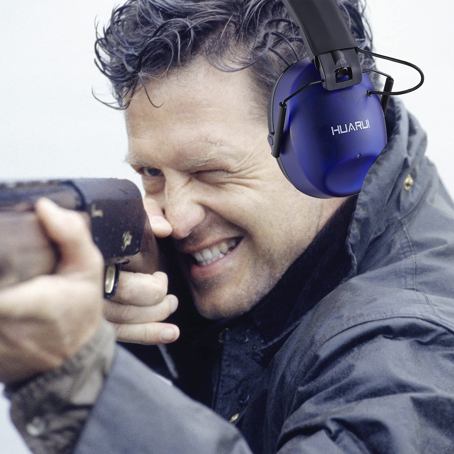 HUARUI Electronic Earmuffs, Hearing Protection for Hunting and Shooting