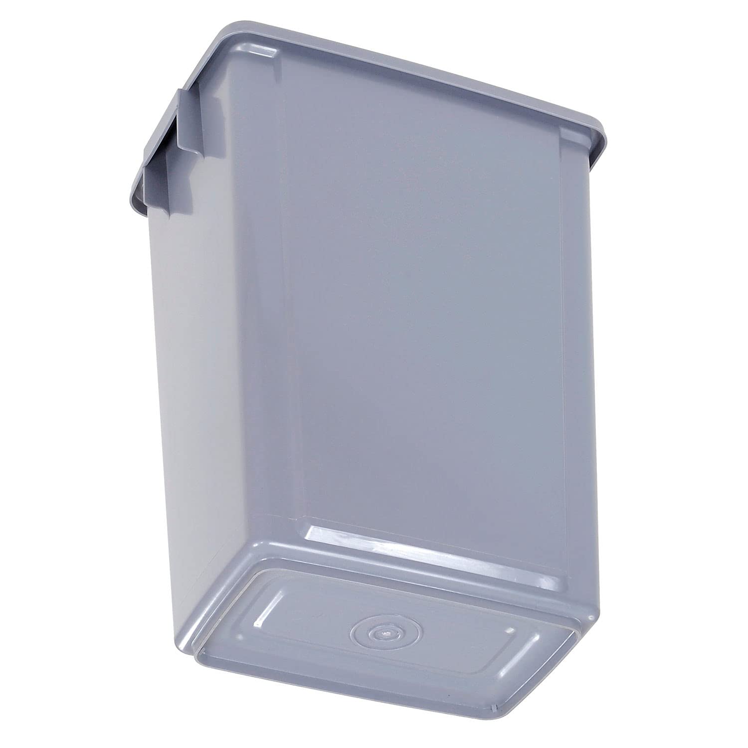 Global Industrial Recycling Container - Gray 15 Gallon 12" W X 18" D X 24" H