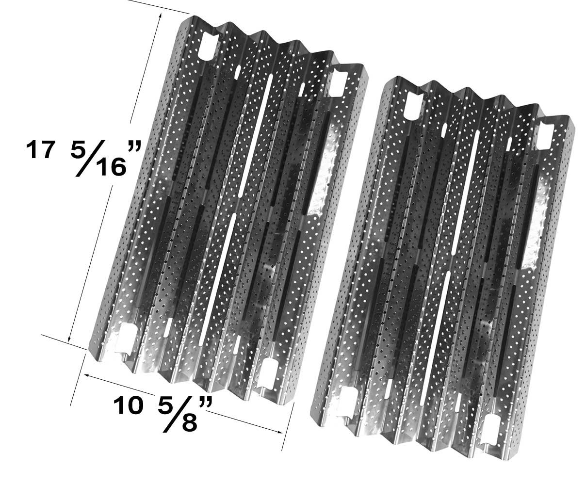 Grill Heat Plates for Select Nexgrill 720-0193, 720-0289, 720-0432, 730-0289, Costco 740-0712 Kirkland Gas Models (2-Pack)