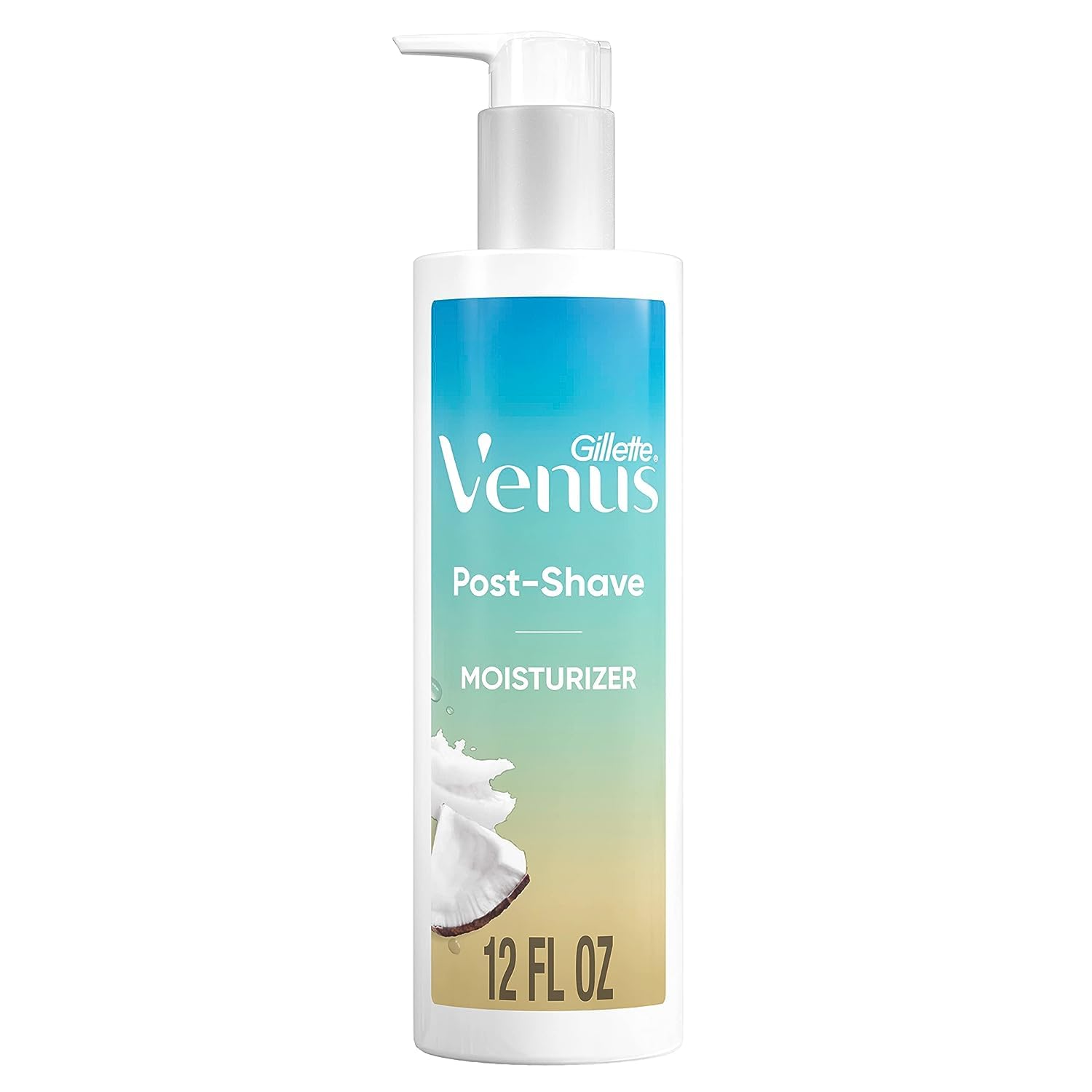 Gillette Venus Glow Post-Shave Oil Infused Moisturizer, Womenâs Aftershave Oil Infused Moisturizer, 12 oz