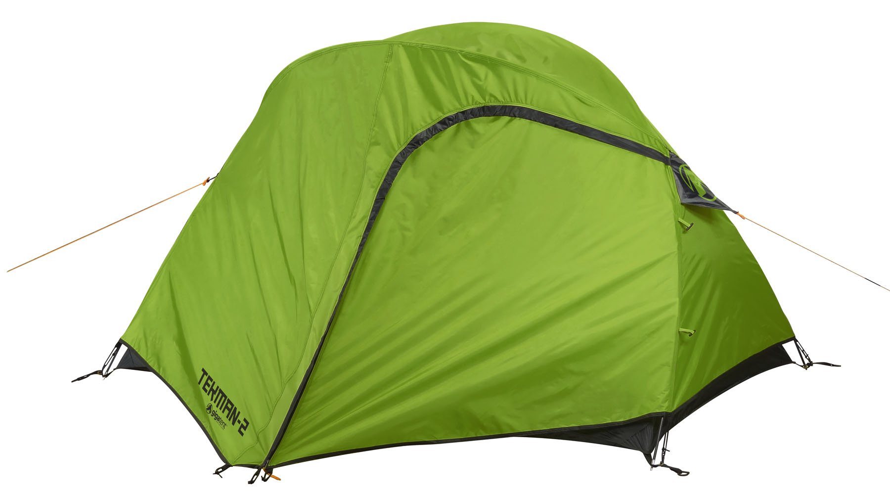 GigaTent TEKMAN 2 7 X 5 2 Person 3 Season Dome Backpacking Tent Oversized Fly with Gear Vestibule,Green,MT 011