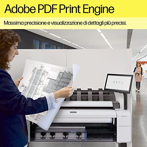 HP Designjet T1600 Postscript Inkjet Large Format Printer - 36" Print Width - Color