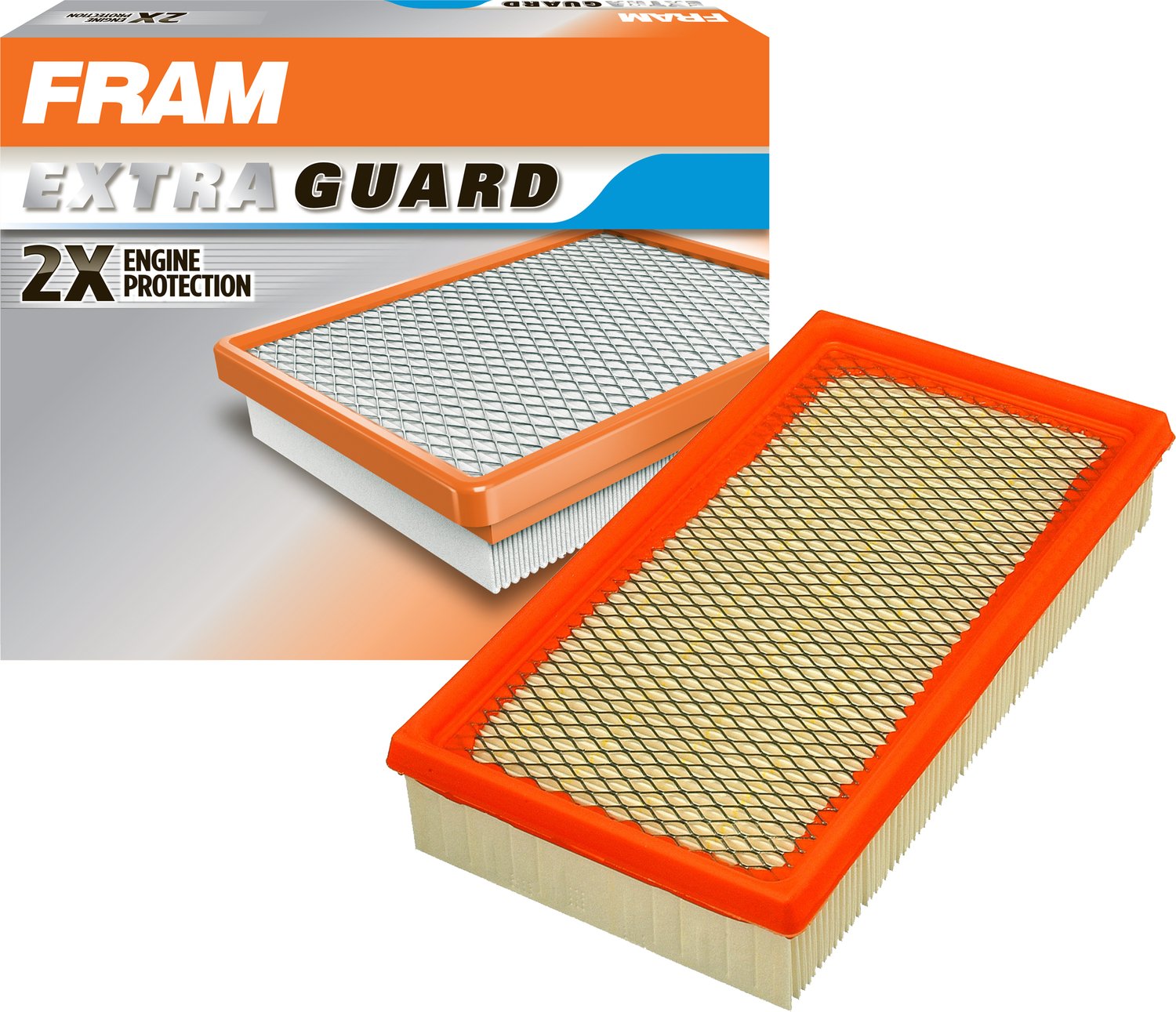FRAM Extra Guard CA8969 Replacement Engine Air Filter for Select Ford Models, Provides Up to 12 Months or 12,000 Miles Filter Protection