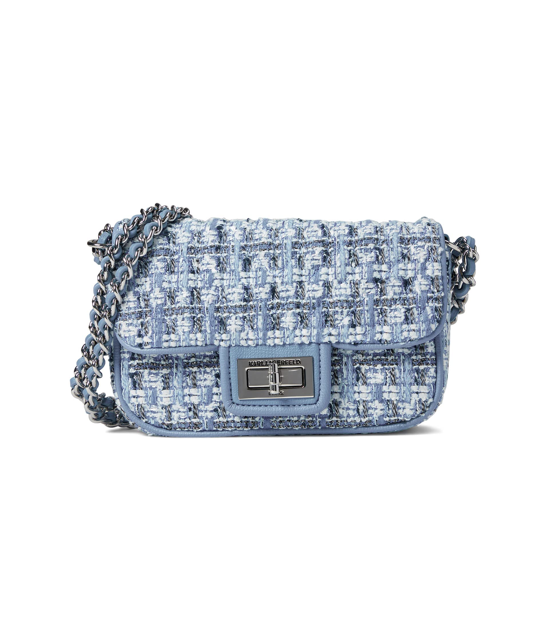 Karl Lagerfeld Paris Agyness Shoulder Blue Multi One Size