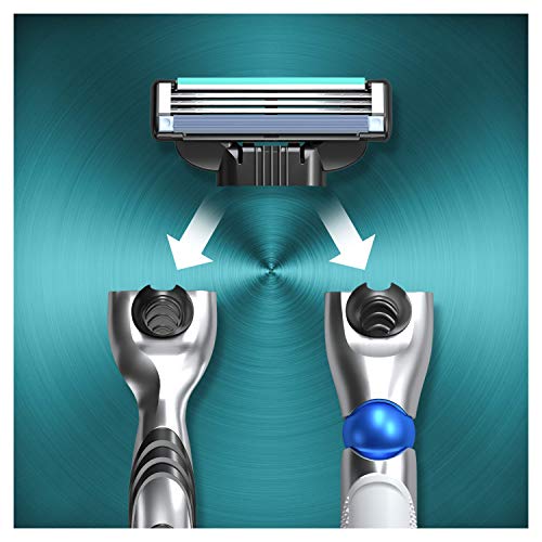 Gillette Mach 3 Turbo Refill Razor for Men – Pack of 8