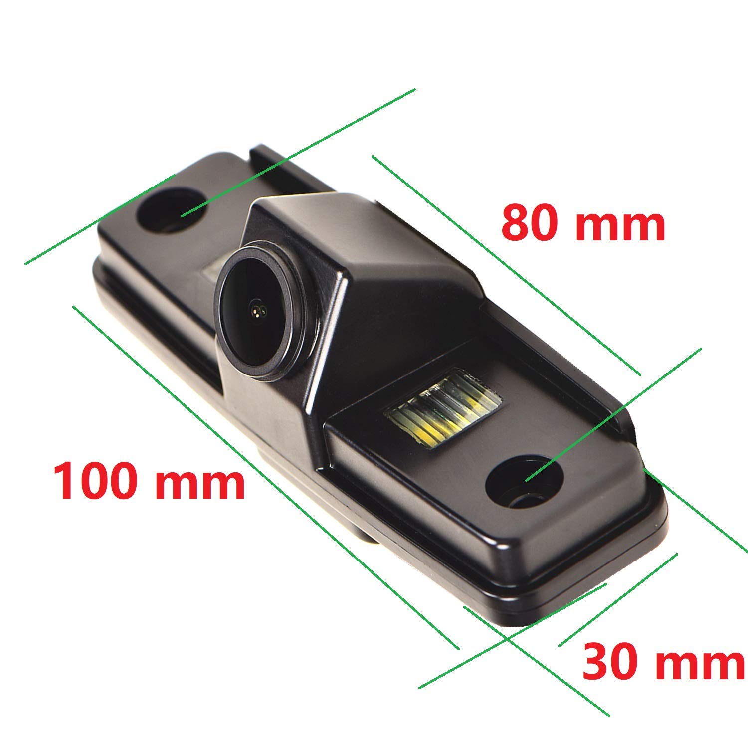 HD 1280x720p Rear Reversing Backup Camera Rearview License Plate Camera Night Vision Ip68 Waterproof for Subaru/Forester/Outback 2007-2012/Sedan/Tribeca
