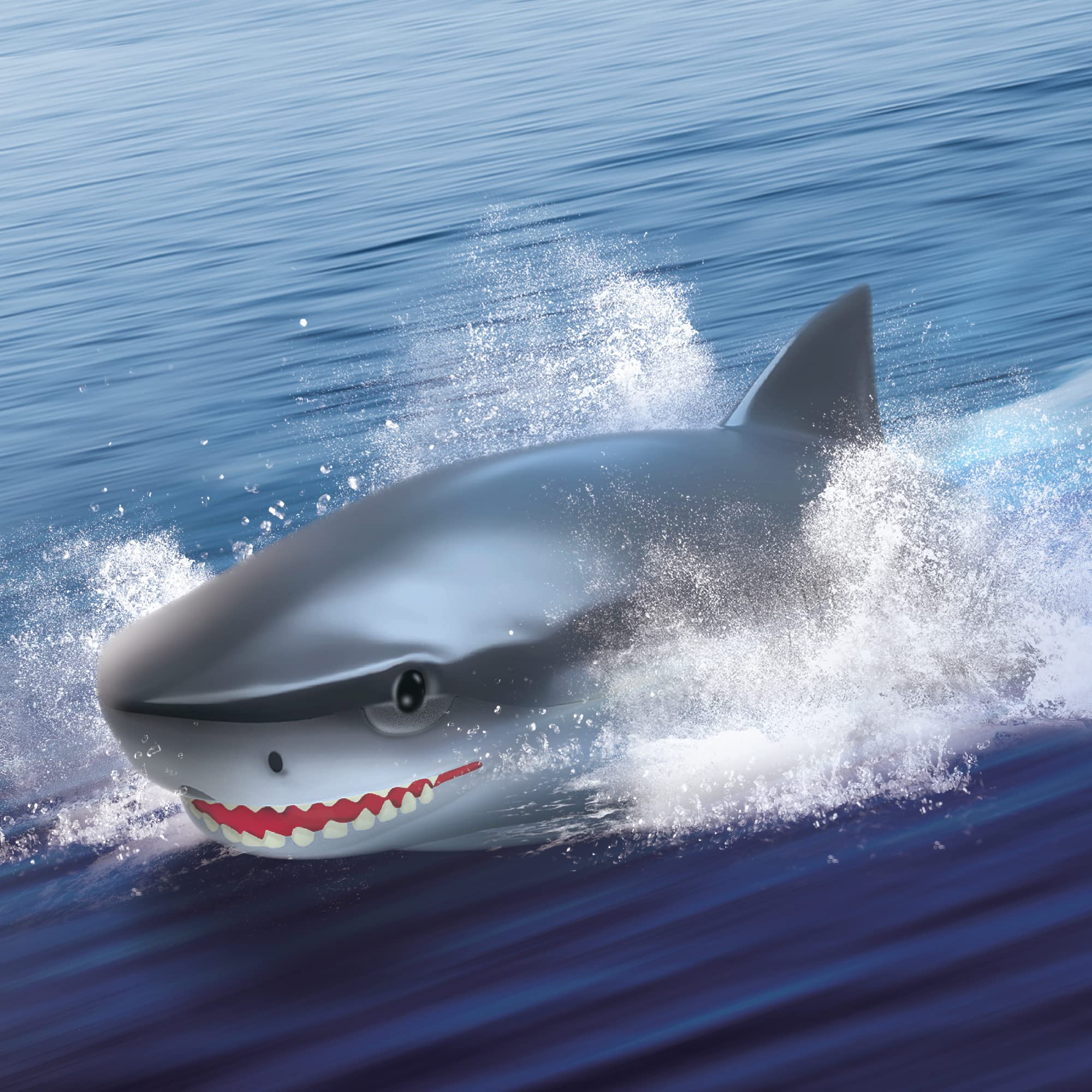 Jupiter Creations Sharkboat R/C 2.4G, Multicolor