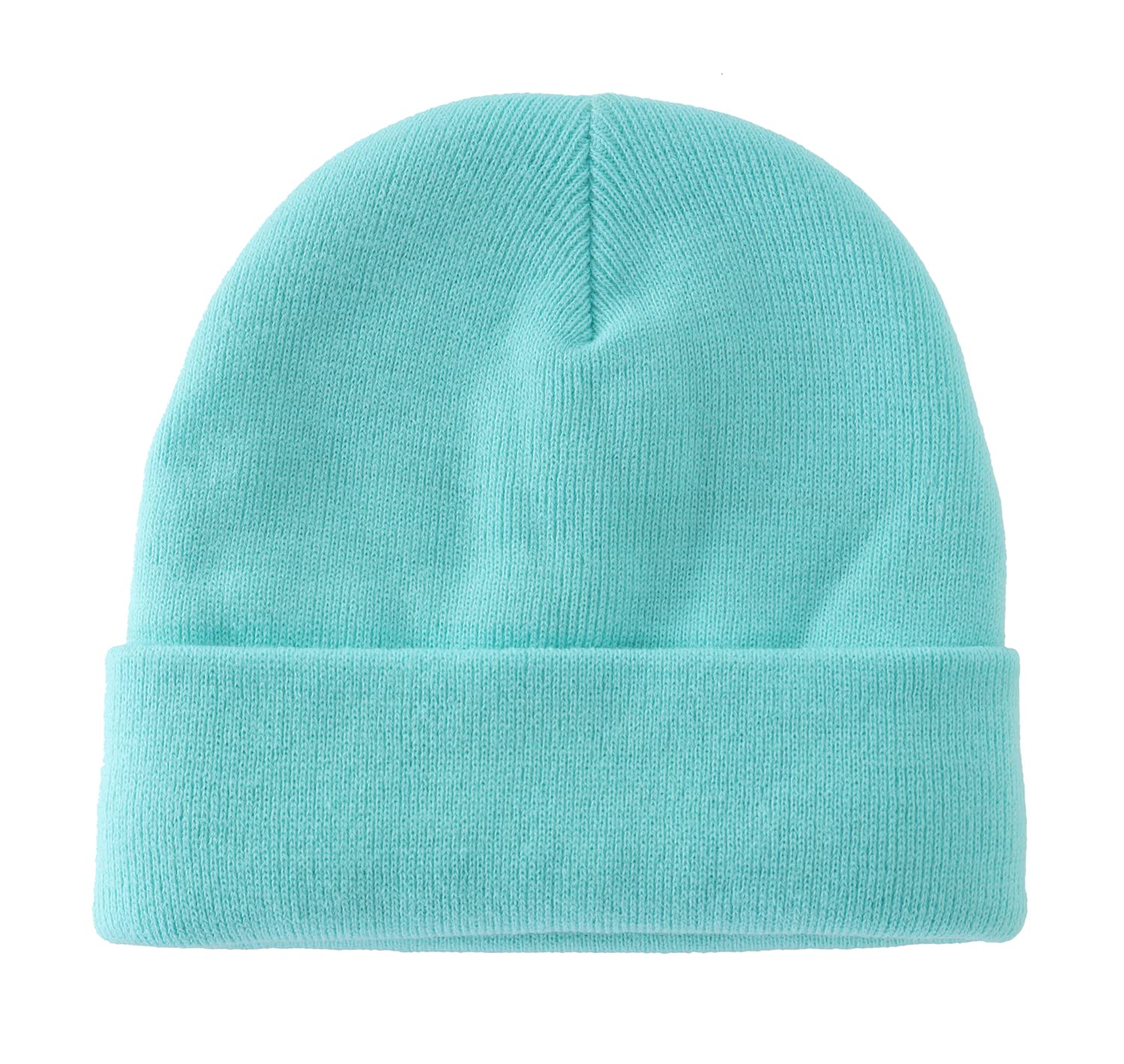 Home Prefer Men's Winter Hat Warm Fleece Knit Cuff Beanie Watch Cap Skull Beanie Black