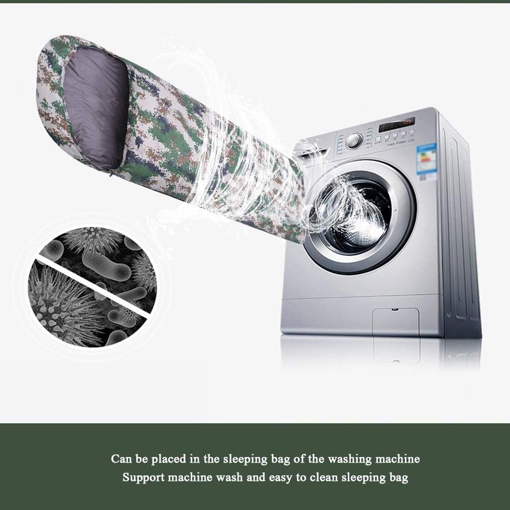 LMMDDP Sleeping Bag Indoor and Outdoor Use,Compact for Camping, Hiking, Backpacking, Traveling,Teens and Adults,Waterproof Camo Warm Sleeping Bag (Color : E)