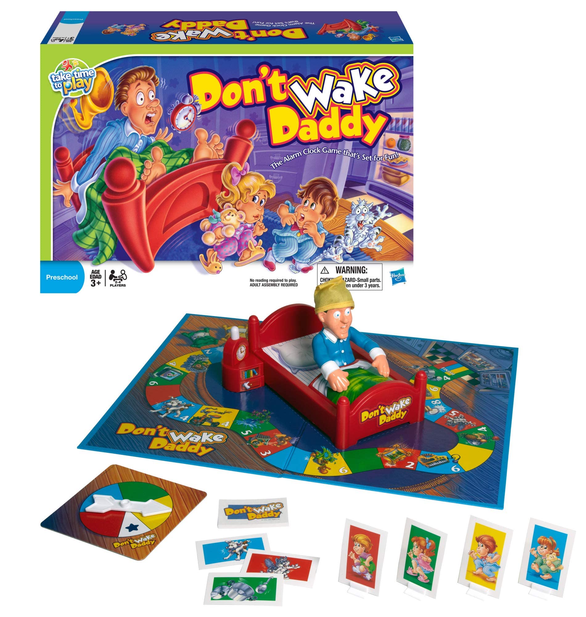 Hasbro Gaming Don't Wake Daddy Preschool Board Game for Kids Ages 3 and Up (Amazon Exclusive)