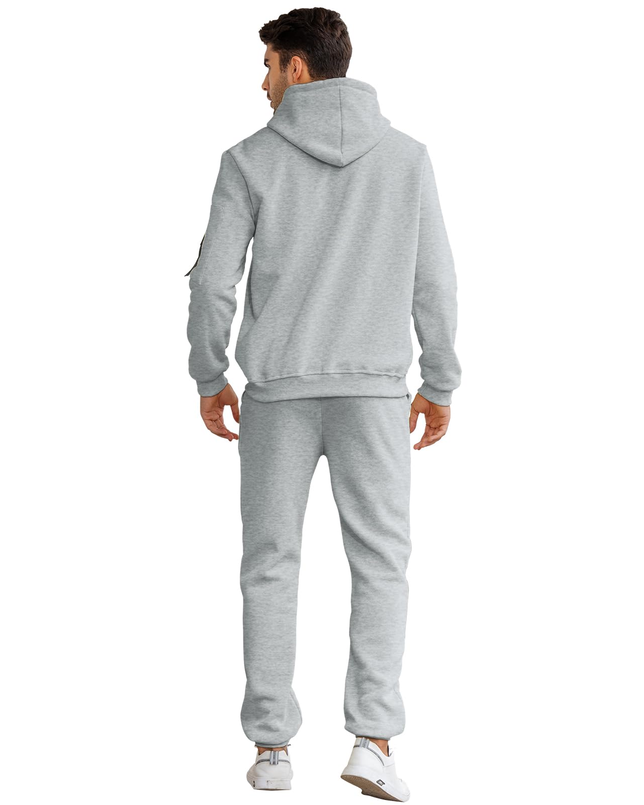 Hakjay Mens Sweatsuits Sets, Track Suits Men Set, Jogging Suits with Zipper Pockets