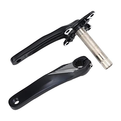 Kadimendium Mountain Bike Crank Arm Set, 8 to 12 Speed Crank Arm Set High Accuracy Anodic Oxidation for Road Bicycle