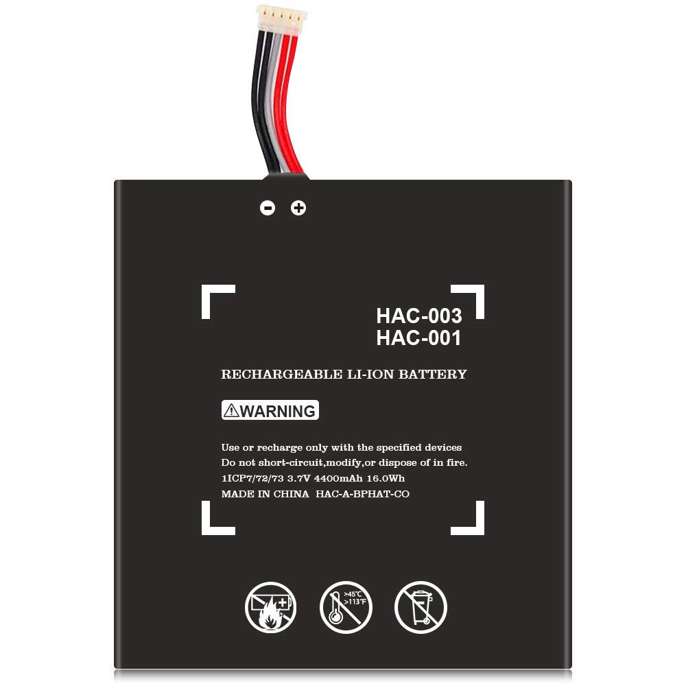 HAC-003 Battery Replacement for Nintendo Switch 2017 Game Console HAC-001 Internal Upgrade 4400mAh Battery with Repair Tool Kit