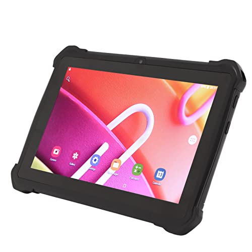 HEITIGN Toddler Tablet WiFi Tablet Kids Tablet 7in 2.4g 5g4gb Rom32gb Front 5mp Rear 8mp 1960x1080 Octa Cores 5000mah Tablet for Android10 Us Plug 100 to 240v Pink (Blue)