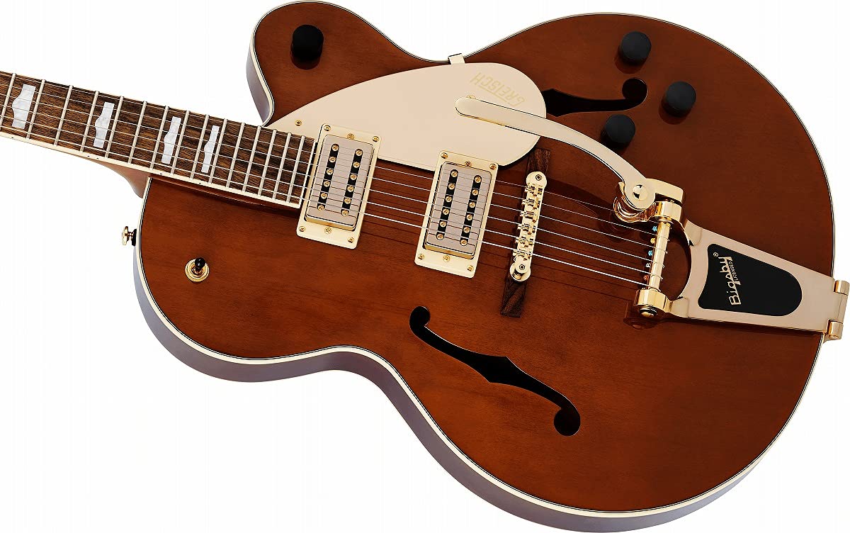 Gretsch G2410TG Streamliner Hollow Body Single-Cut and Gold Hardware Single Barrel w/Bigsby