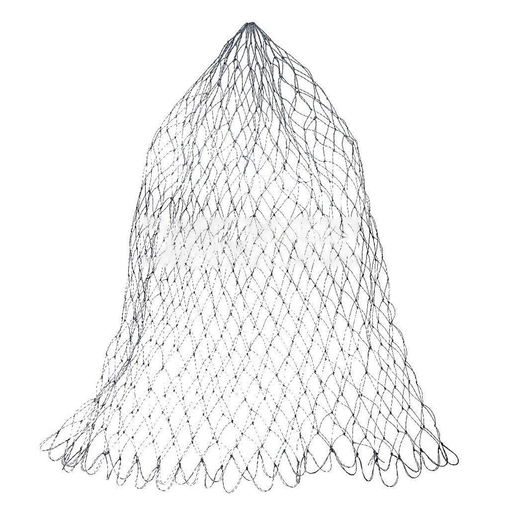 GEZICHTA Replacement Net Bag,Durable Landing Net for Fly Fishing Trout Bass Net Soft Rubber Mesh Catch and Release Net(D100cm)