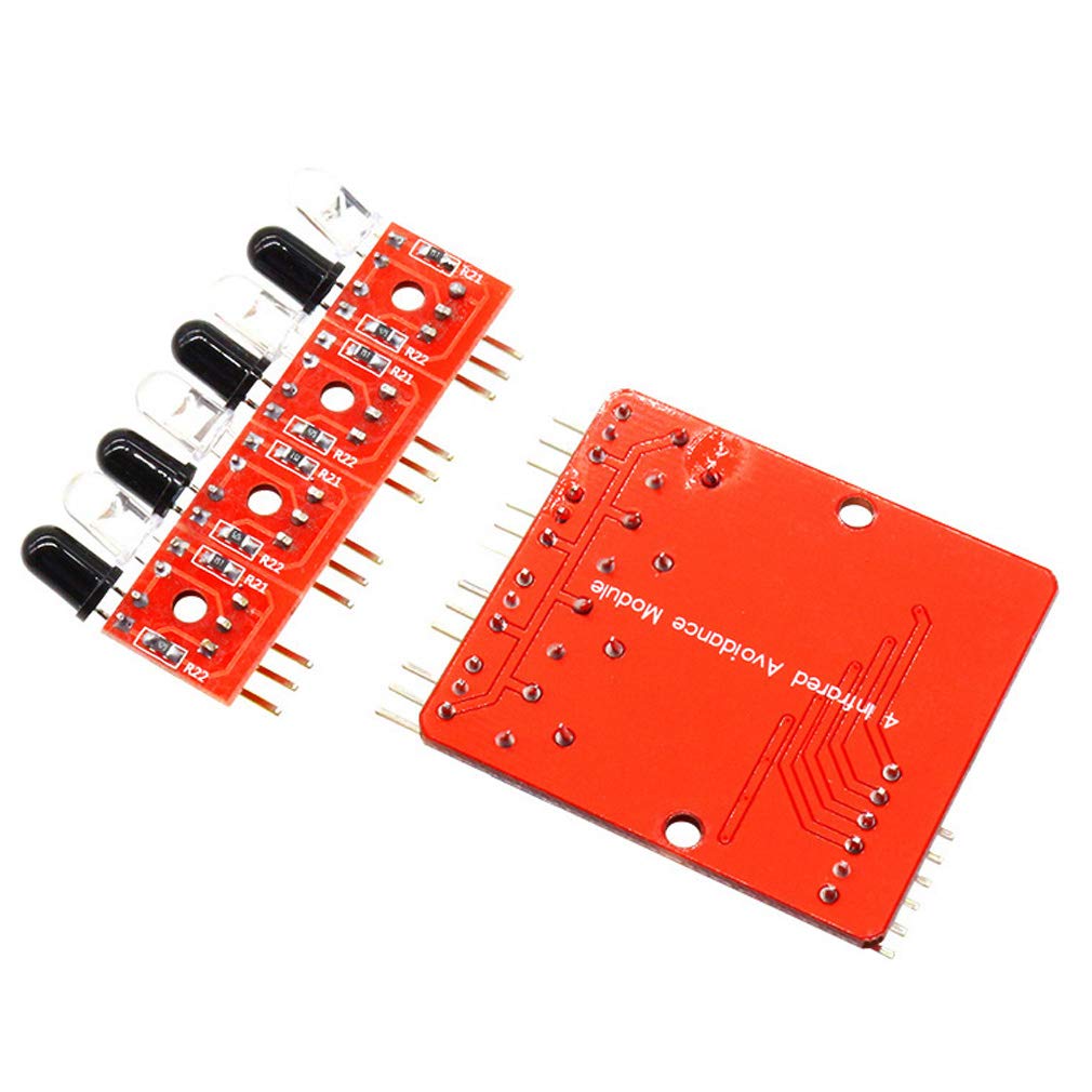 HiLetgo Four-Way Infrared Tracing Module 4 Channel Infrared Tracking Module Obstacle Avoidance Sensor 3.3V-5V for CarRobot