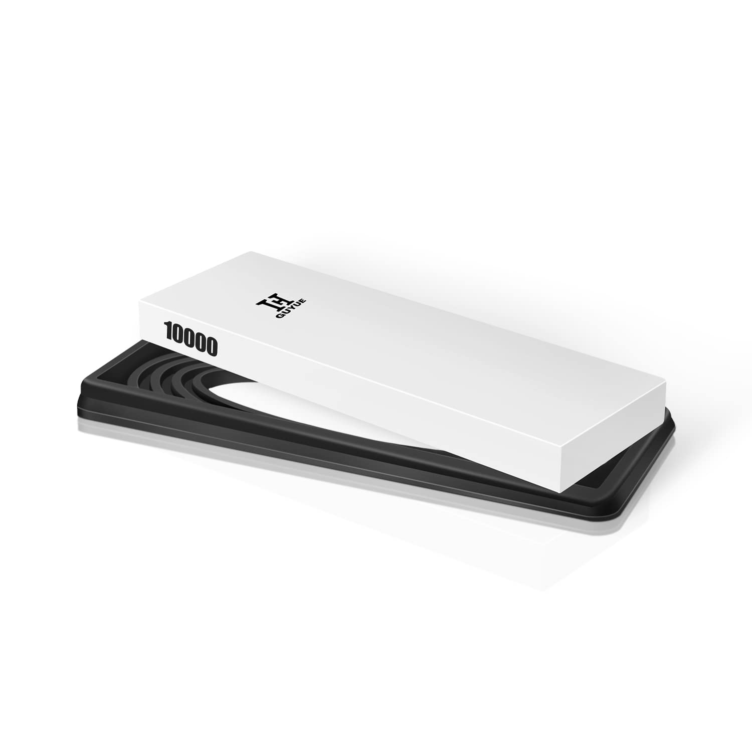 GUYUE Knife Sharpening Stone 10000 Grit Professional Whetstone Sharpener,Professional Best Kitchen Blade Sharpener Stone, Comes with a new silicone base。
