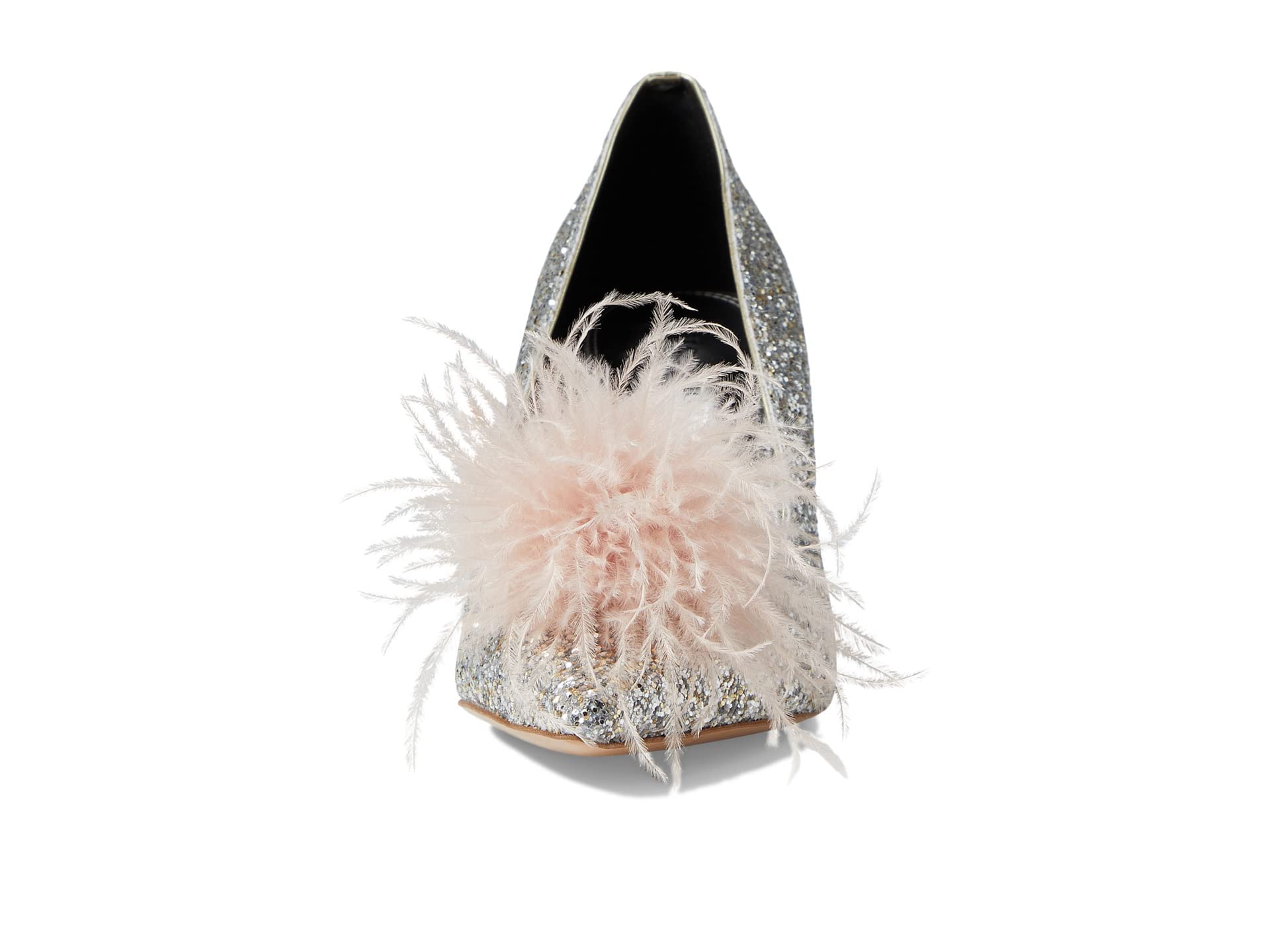 Kate Spade New York Marabou Heel Gold/Silver 8 M
