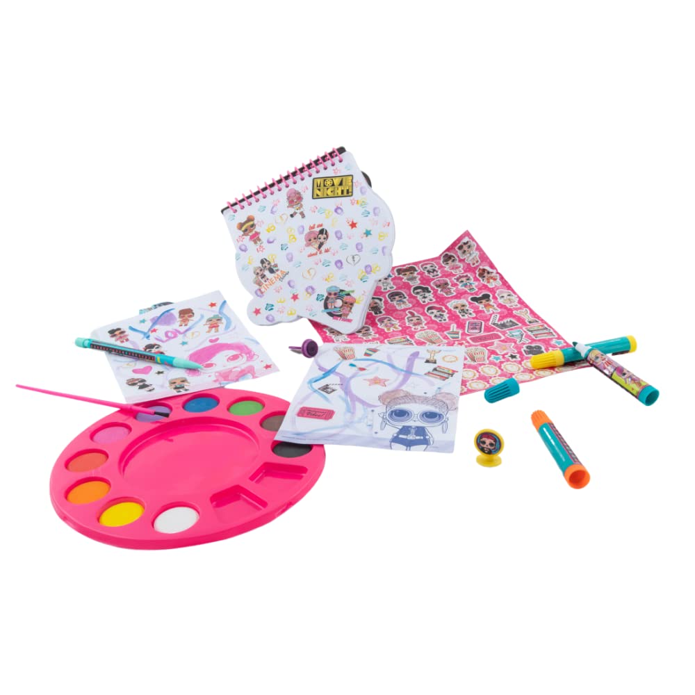 LOL Surprise Creativity Fun Kids Art Set for Coloring, Painting, and Crafts
