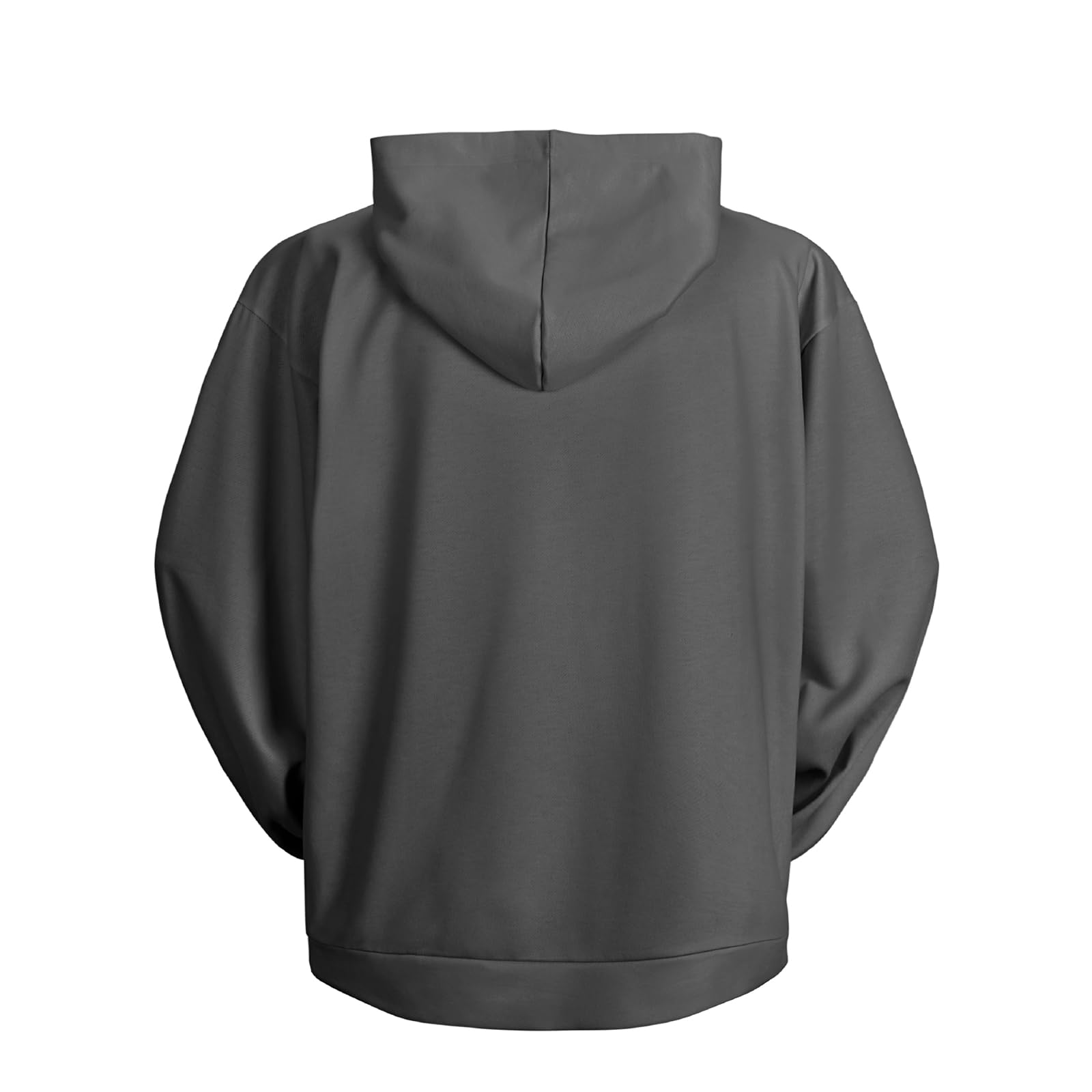 H HYFOL Graphic Hoodies for Men USA Flag Pocket Pullover American Patriotic Long Sleeve Sweatshirts(Medium Grey,XL)