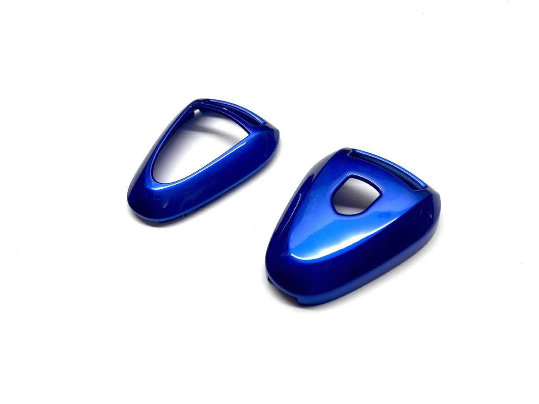 Hotsteelies Metallic Blue Remote Key Shell Cover for Porsche Silver Head 997.1 987 Cayman