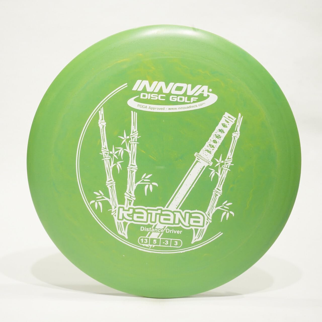 Innova Katana (DX) Super Light Distance Driver Golf Disc, Pick Weight/Color [Stamp & Exact Color May Vary] Yellow 140-149 Grams