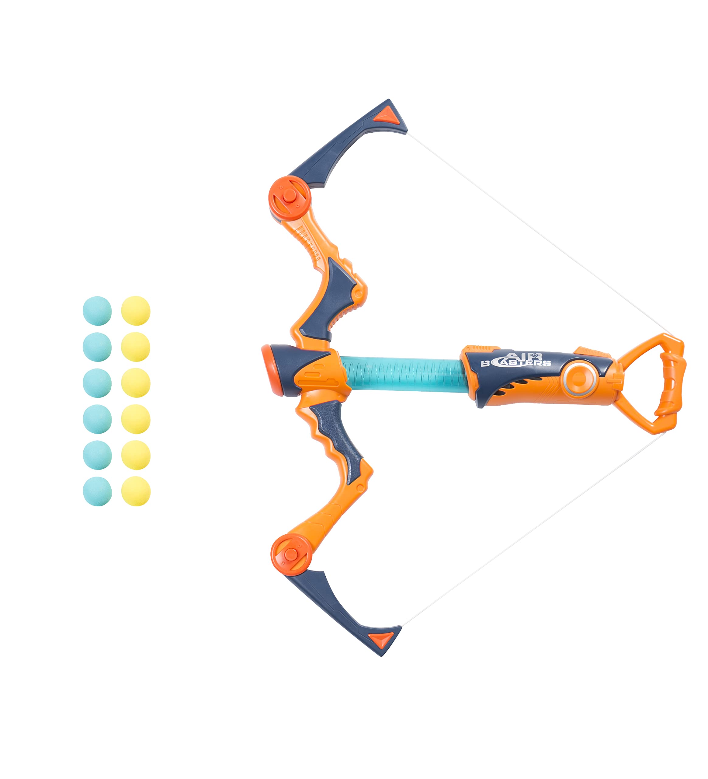HearthSong Air Blaster Kids Safe Archery Set with Bow and 12 Soft Foam Balls That Shoot up to 20 Feet
