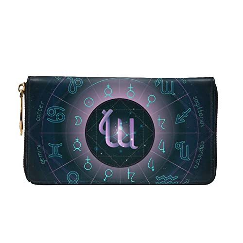 Long Handbag Virgo Fashion Purse Clutch Credit Card Holder Organizer Ladies Leather Wallet