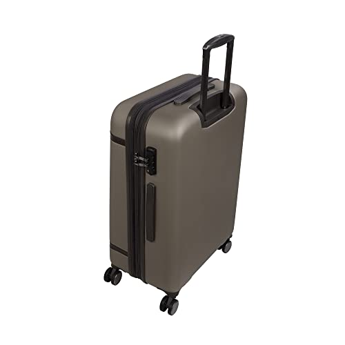 it luggage Quaint 31" Hardside Checked 8 Wheel Expandable Spinner, Cobblestone with Mulch Trim