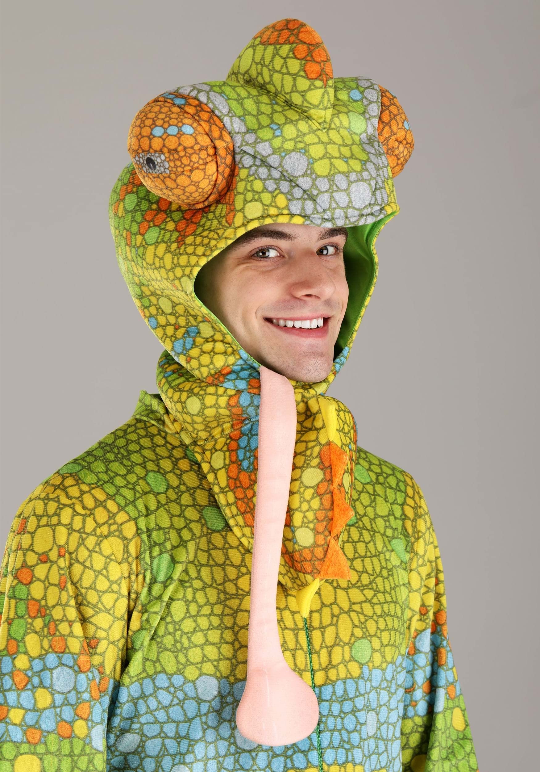 Fun Costumes Realistic Adult Chameleon Costume X-Large