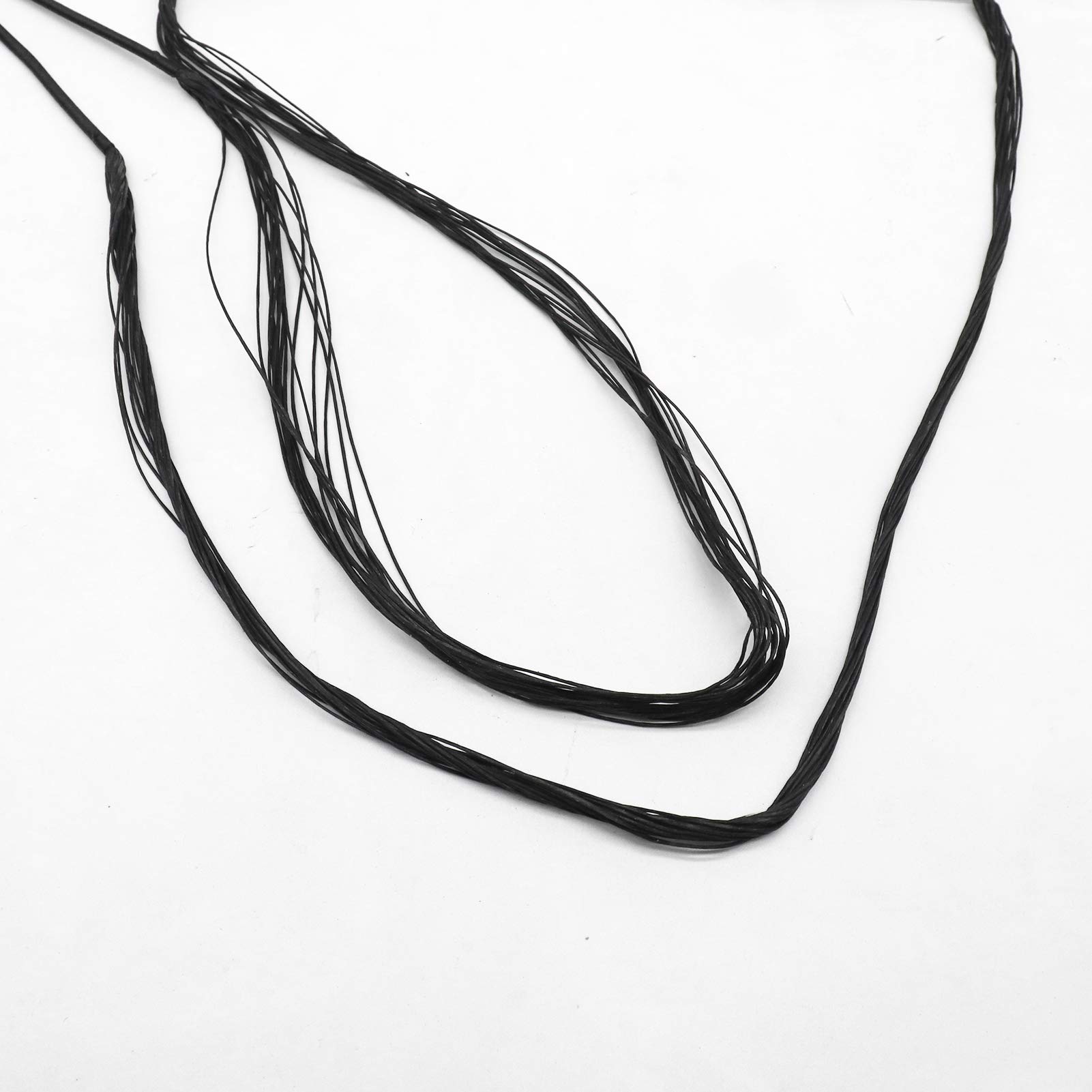 HANSPY Handmade Replacement String Archery Bowstring for Traditional Recurve Bow Longbow Horsebow 16 Strands All Length Sizes from 44"-68" (AMO 68" (Actual 64"))