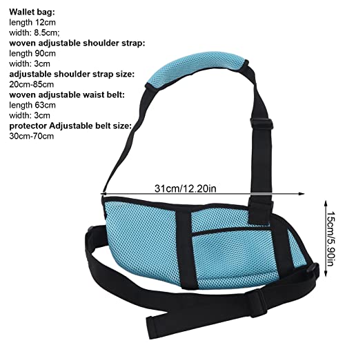 Kids Arm Sling Shoulder Support, Mesh Adjustable Arm Support Strap with Storage Space for Stabilise Arm, Injury Recovery, Shoulder Dislocations