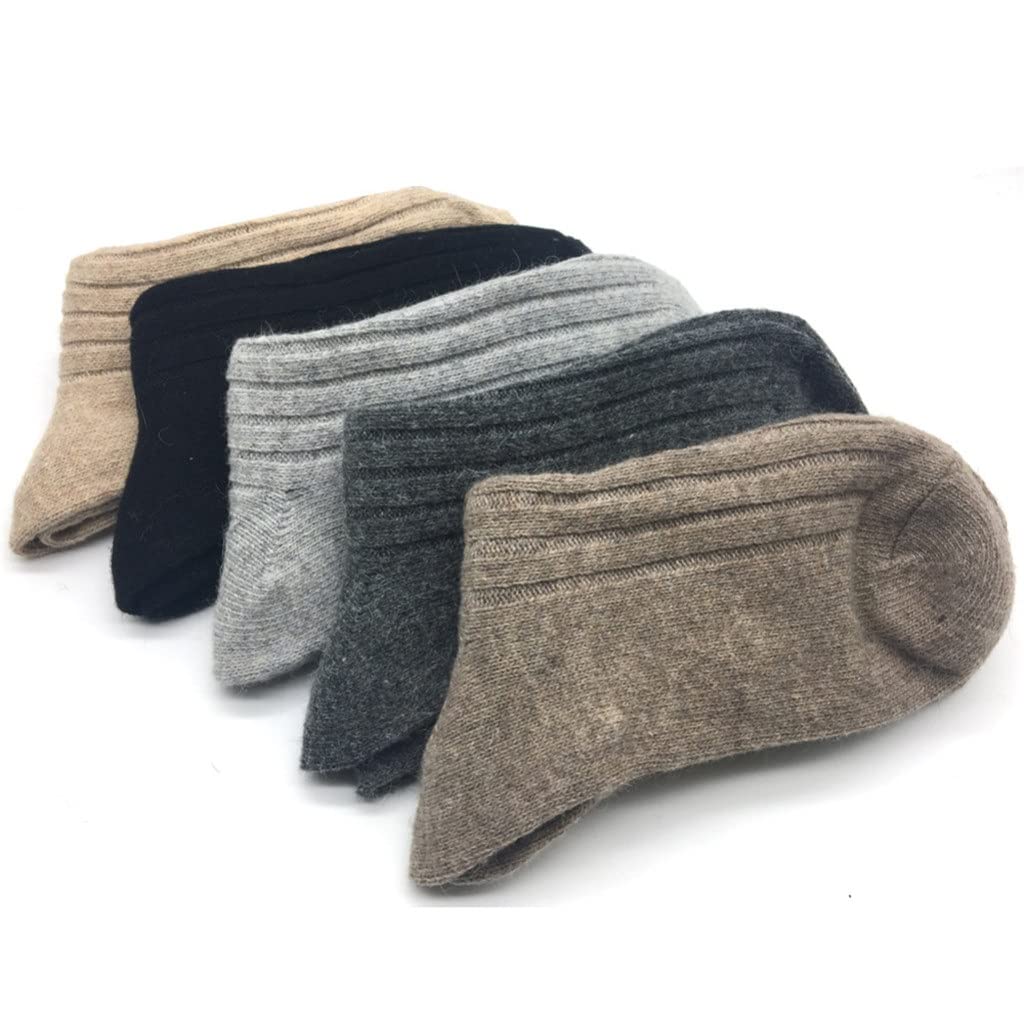 JIESEING 5 Pairs/Lot Socks Men Long Winter Warm Cashmere Comfortable Socks Male Gift