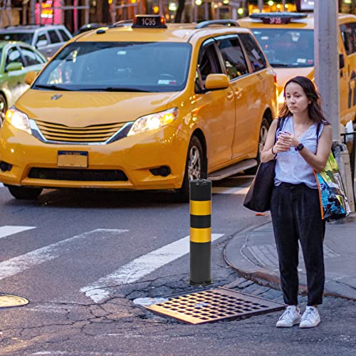 Security Post Barrier Parking Barrier Safety Bollard Post Traffic Road Safety Barrier Traffic Safety Delineator Street Stanchions for Parking Lot Road Marker