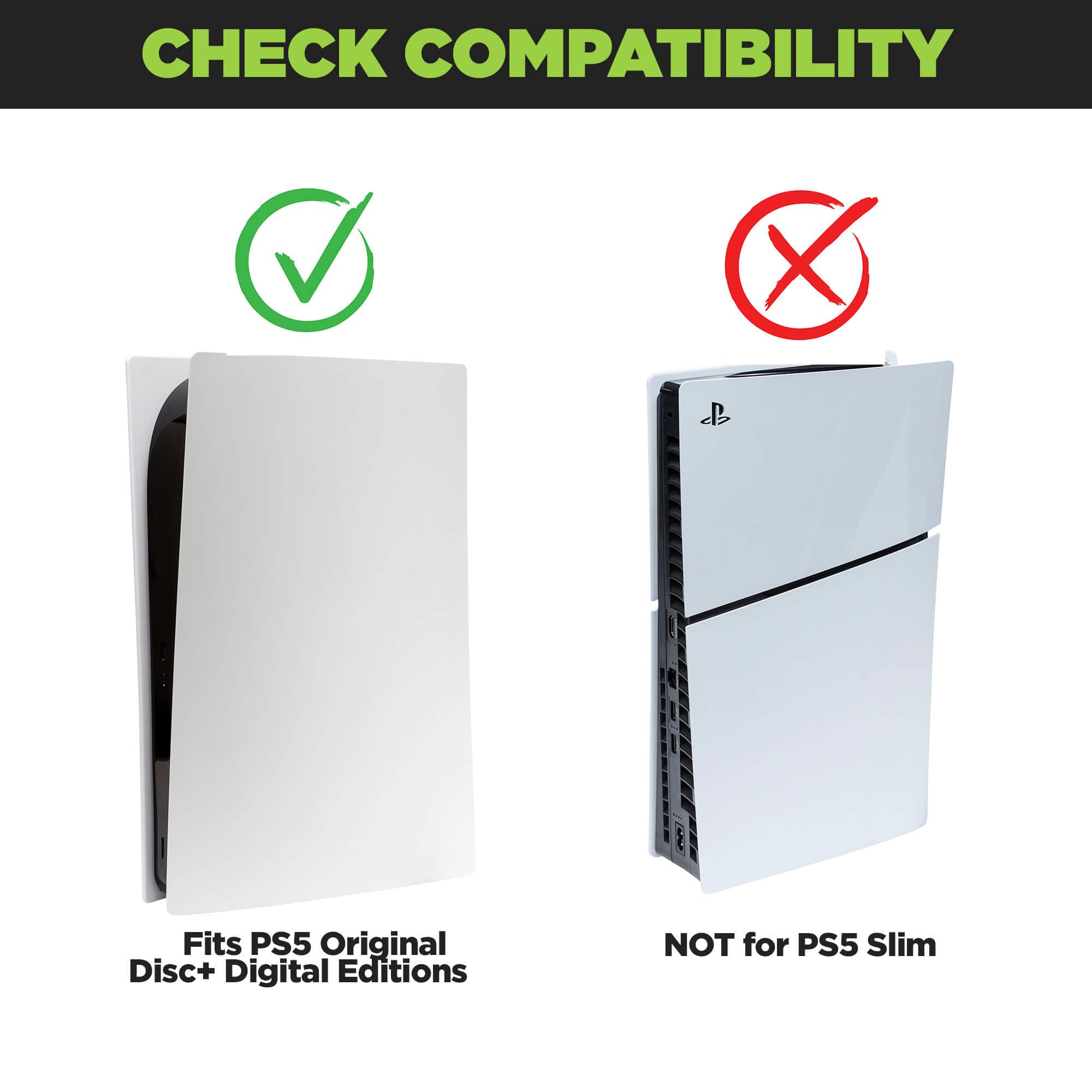 HIDEit Mounts Wall Mount for PS5 - Keeps Your PS5 Cool - Patented Wall Mount for PlayStation 5, American Company - Steel Mount for PS5 (Disc and Digital) - The Original Wall Mount Kit for PS5