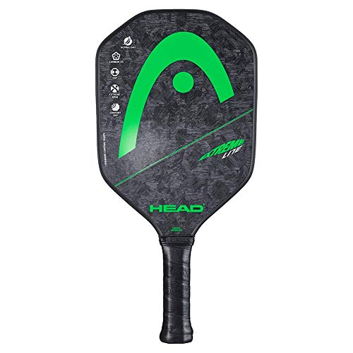 HEAD Graphite Pickleball Paddle - Extreme Lite Lightweight Paddle w/Spin Texture & Comfort Grip, Green